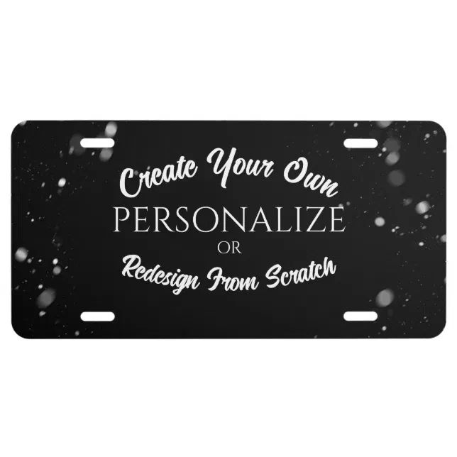 Create a Custom Personalized License Plate | Zazzle