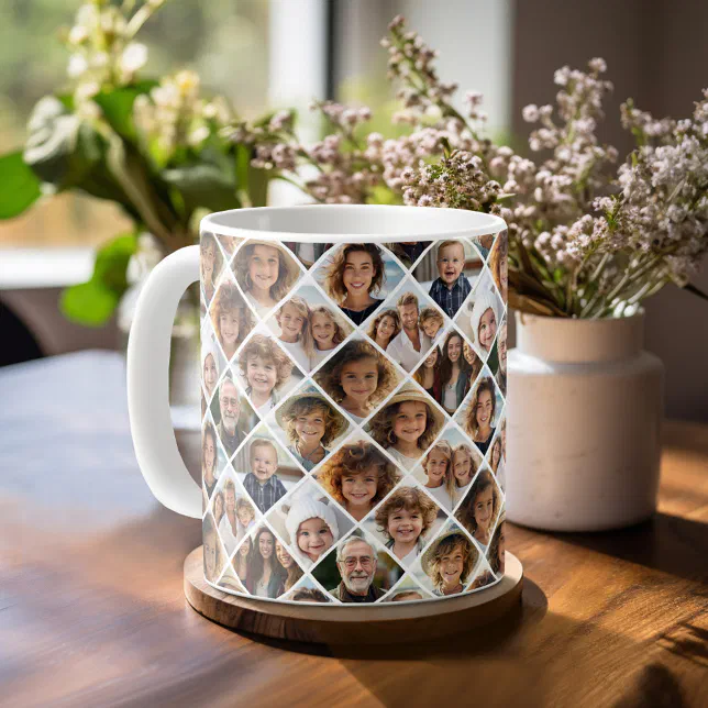 Create a Custom Photo Collage with 12 Photos Coffee Mug | Zazzle