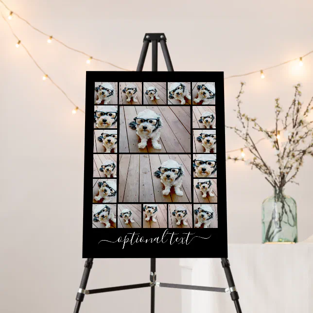 Create a Custom Photo Collage with 20 Photos Foam Board | Zazzle