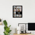 Create a Custom Photo Collage with 7 Photos - Text Poster | Zazzle