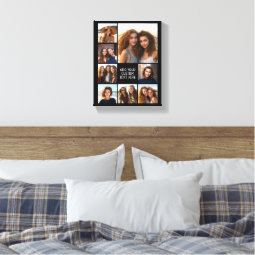 Create a Custom Photo Collage with 8 Photos Canvas Print | Zazzle