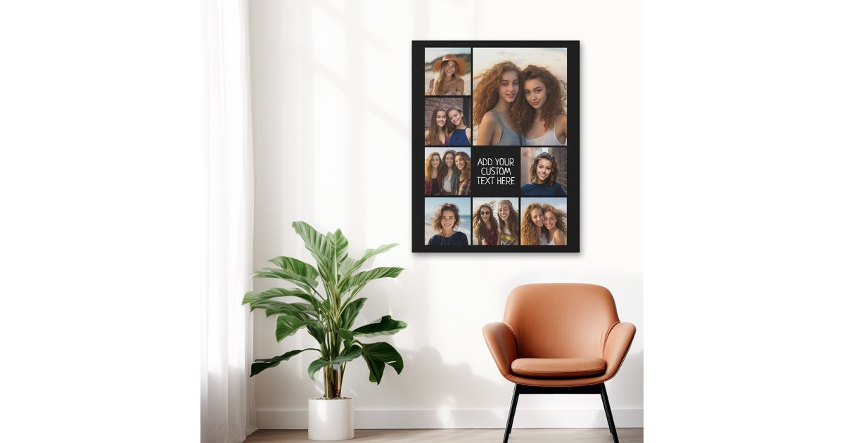 Create a Custom Photo Collage with 8 Photos Canvas Print | Zazzle
