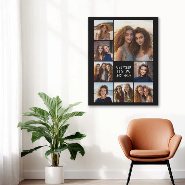 Create a Custom Photo Collage with 8 Photos Canvas Print | Zazzle