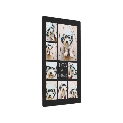 Create a Custom Photo Collage with 8 Photos Metal Print | Zazzle