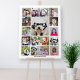 Create a Funky Photo Collage with 17 Photos Foam Board | Zazzle