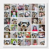 Create a Funky Photo Collage with 33 Photos Foam Board | Zazzle
