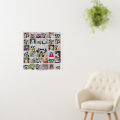 Create a Funky Photo Collage with 33 Photos Foam Board | Zazzle