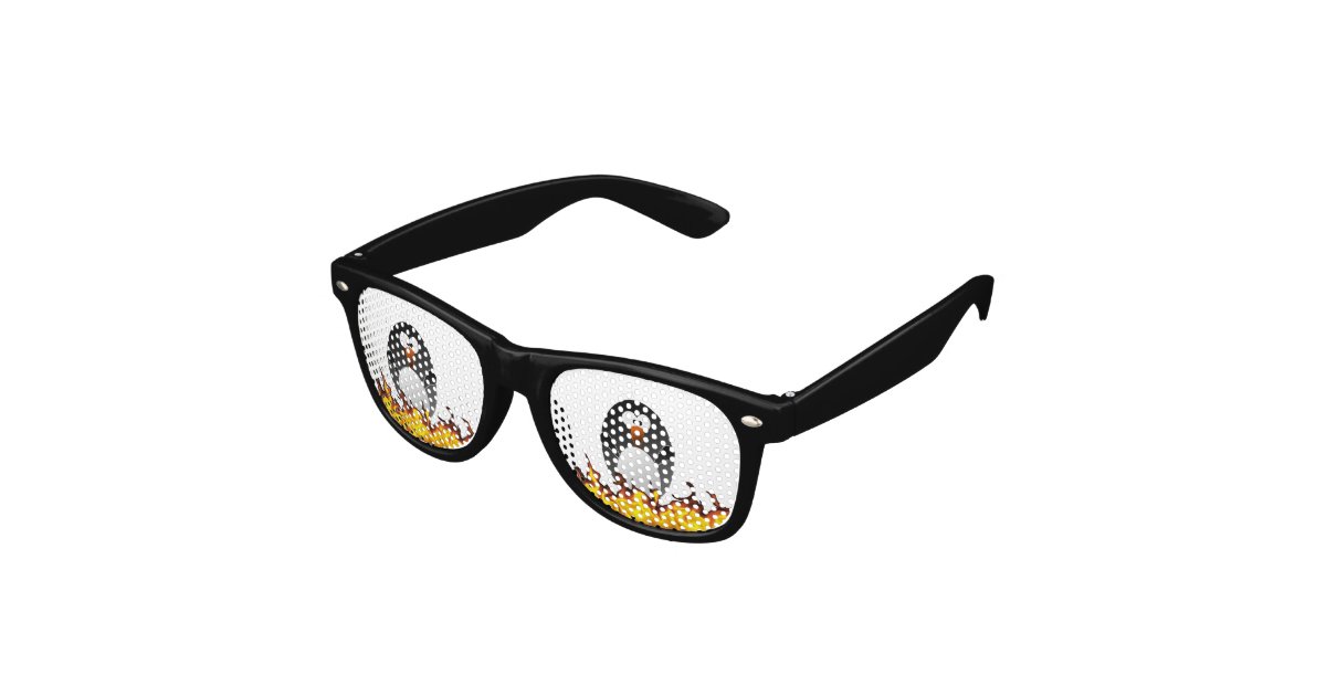 Create a Linux Penguin Retro Sunglasses | Zazzle