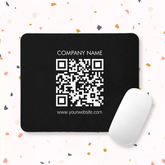 Create a QR code instantly Modern simple design Mouse Pad | Zazzle