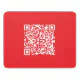 Create a Scannable Red (editable) QR code Door Sign | Zazzle