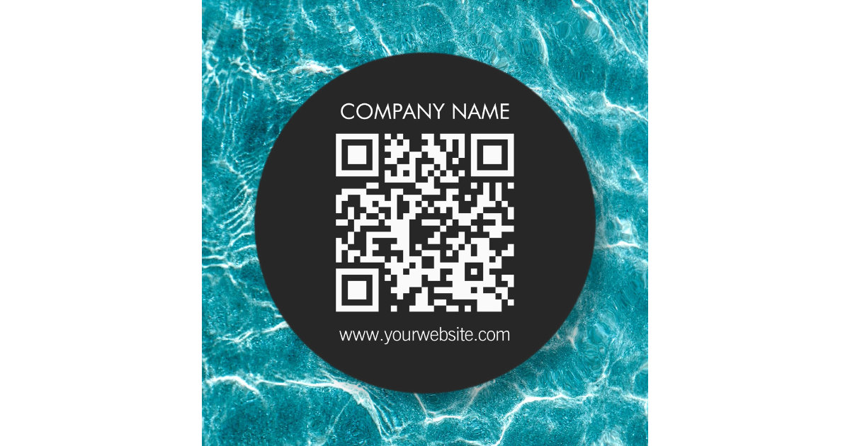 Create a waterproof QR code instantly Labels | Zazzle