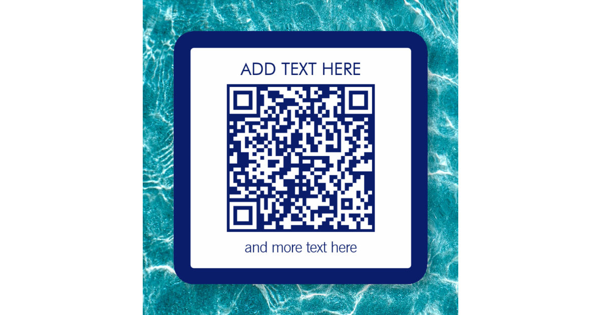 Create a waterproof QR code instantly Sticker | Zazzle