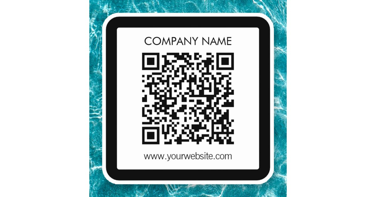 Create a waterproof QR code instantly Sticker | Zazzle
