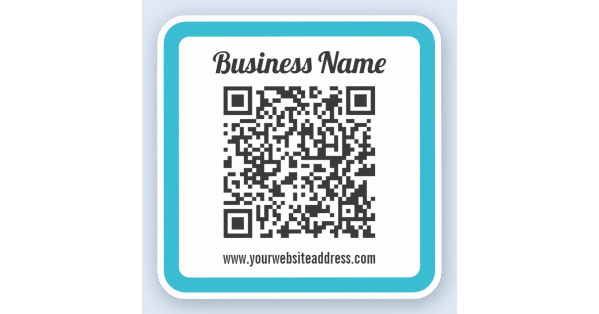 Create a waterproof QR code instantly Sticker | Zazzle