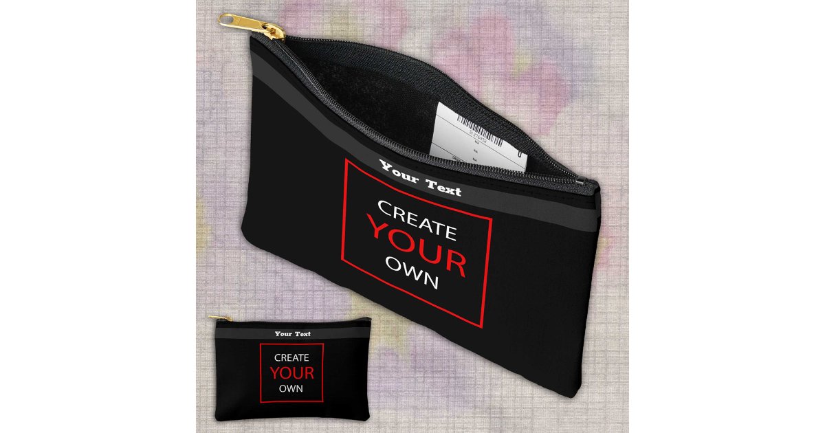 Create Accessory Pouch, personal case / Customize Accessory Pouch | Zazzle