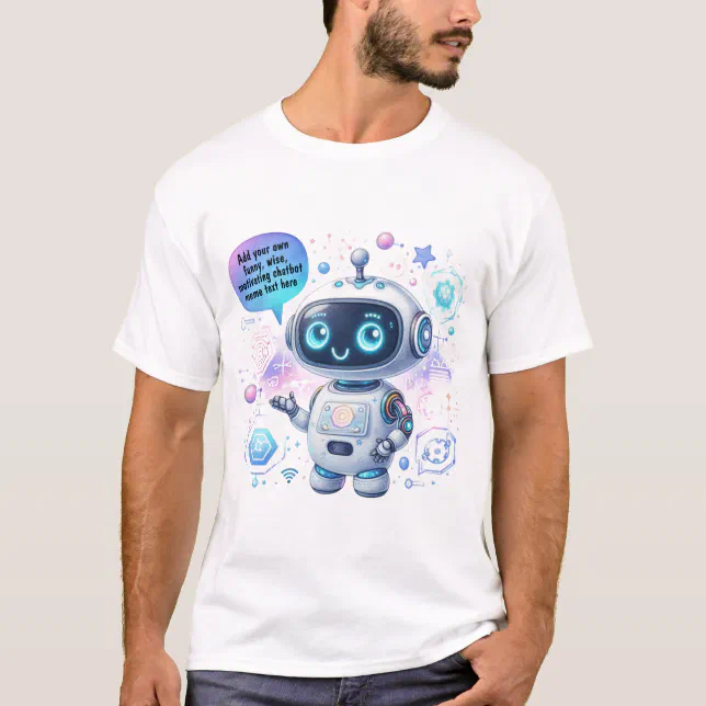 Create Chatbot Memes with Cartoon Templates T-Shirt | Zazzle