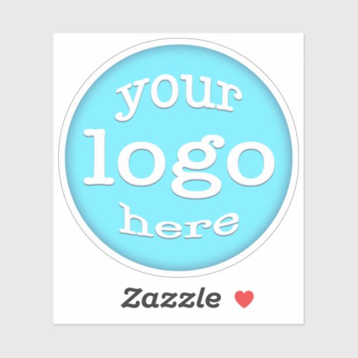 Create Custom Business Office Company Event Logo Sticker | Zazzle