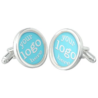 Create Custom Company Business Logo Employee Staff Cufflinks | Zazzle