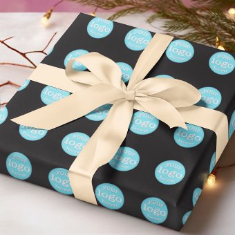 Create Custom Personalized Business Company Logo Wrapping Paper | Zazzle