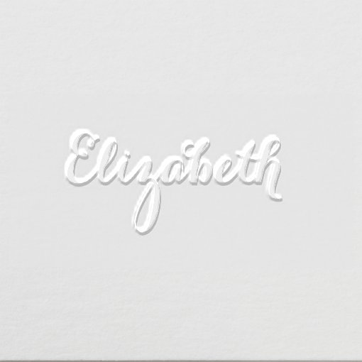 Create Custom Personalized Elegant Signature Name Embosser | Zazzle