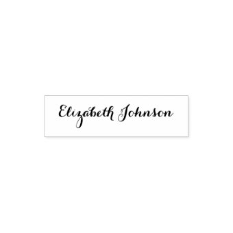 Create Custom Personalized Elegant Signature Name Self-inking Stamp ...