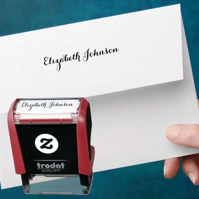 Create Custom Personalized Elegant Signature Name Self-inking Stamp ...