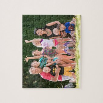 Create Custom Personalized Family Kids Pets Photo Jigsaw Puzzle | Zazzle
