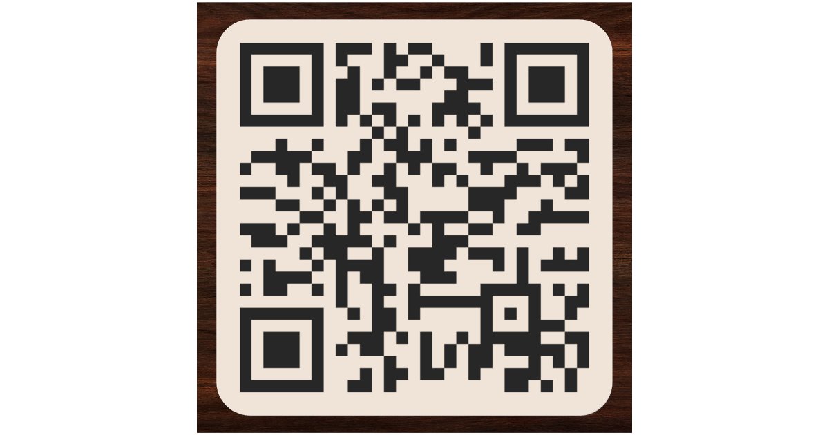 Create Custom Small Business Website Scan QR Code Square Sticker | Zazzle