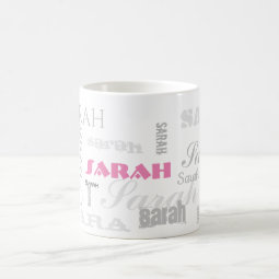 create personalized Name typography Coffee Mug | Zazzle