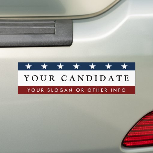 Create Presidential Election Bumper Sticker | Zazzle