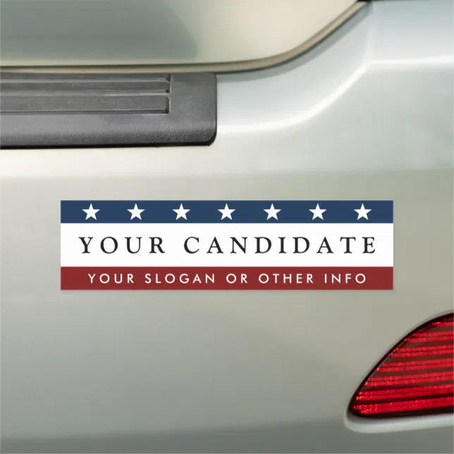 Create Presidential Election Car Magnet | Zazzle