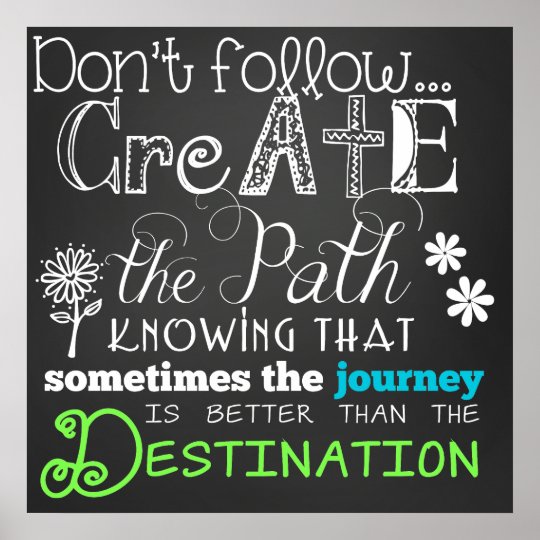 Create the Path Motivational Poster | Zazzle.com