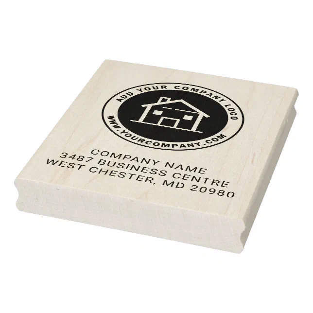 Create Your Business Logo and Company Rubber Stamp | Zazzle