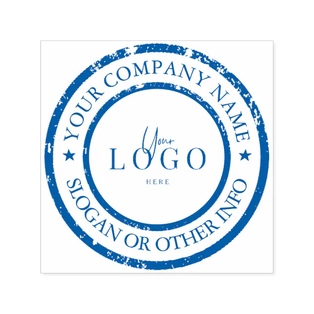 Create Your Business Logo Custom Self-inking Stamp | Zazzle