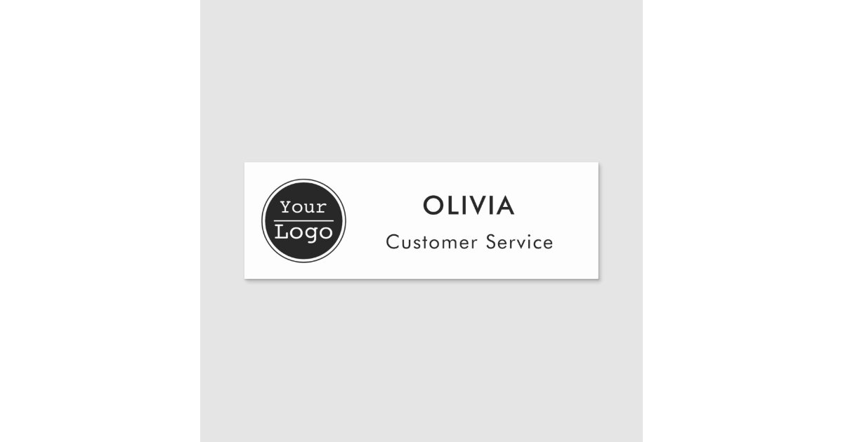 Create Your Classic Name Tag | Zazzle