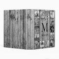 Create Your Custom Photo Collage Rustic Farmhouse Mini Binder | Zazzle