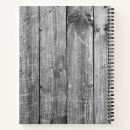 Create Your Custom Photo Collage Rustic Farmhouse Notebook | Zazzle