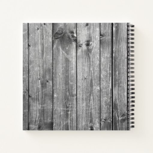 Create Your Custom Photo Collage Rustic Farmhouse Notebook | Zazzle