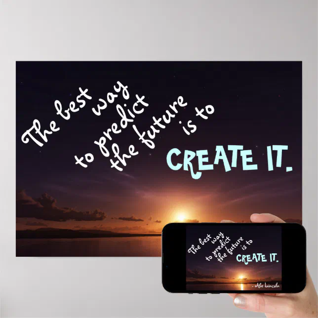 Create Your Future Poster | Zazzle