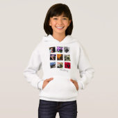 Create Your Instagram Selfies 9 images + NAME! Hoodie | Zazzle