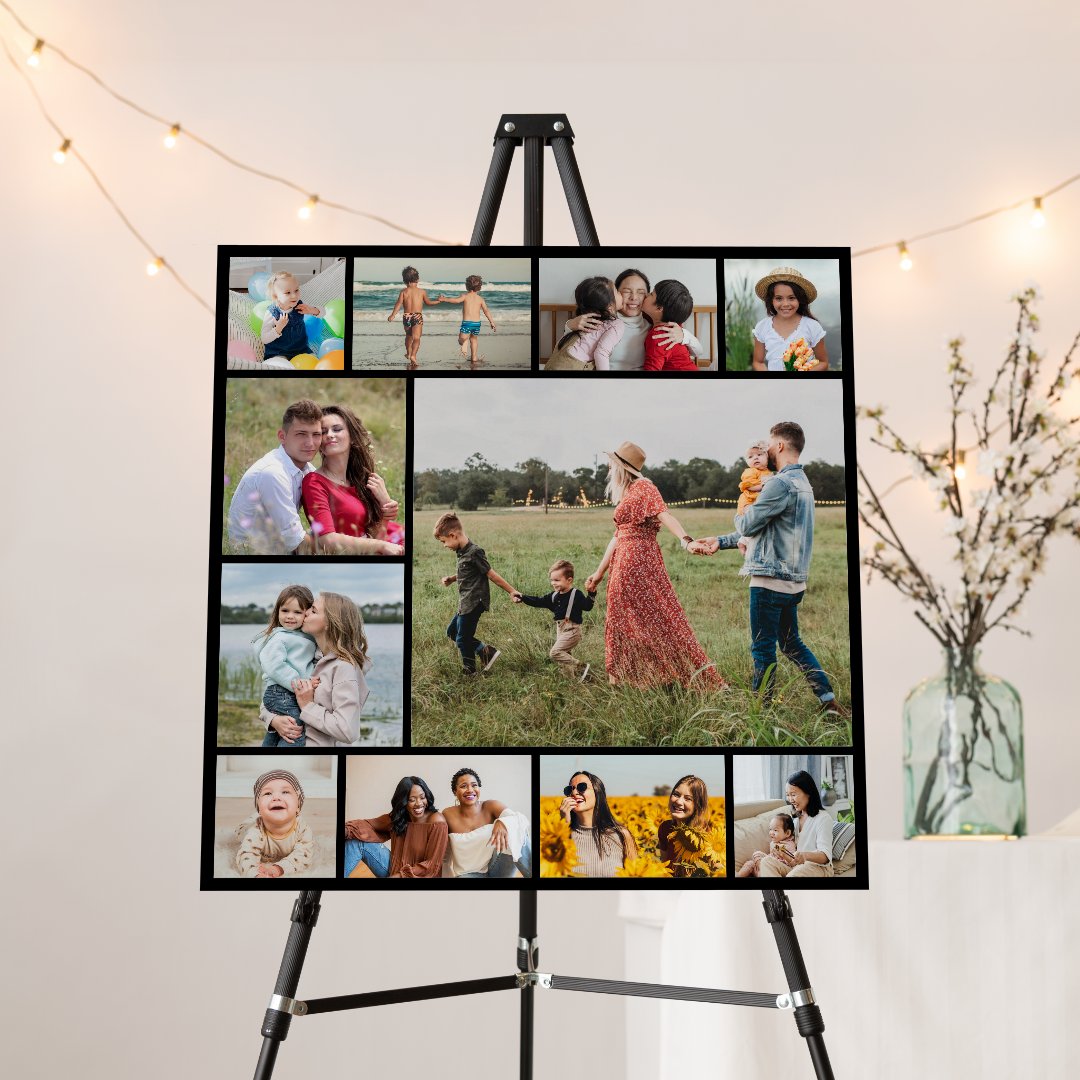 Create Your Own 11 Photo Collage Foam Board | Zazzle