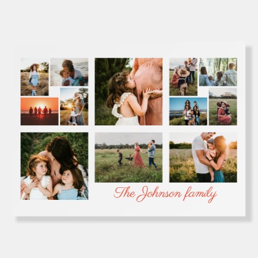 Create Your Own 12 Photo Collage Foam Board | Zazzle