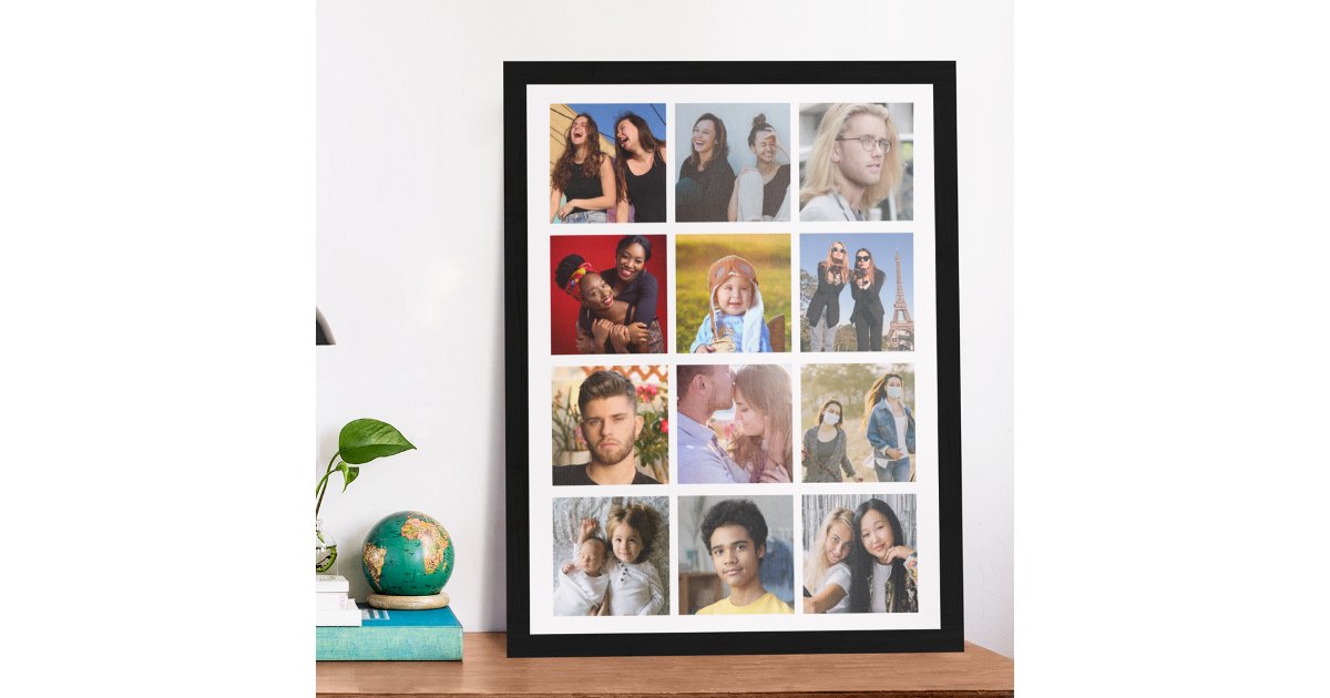 Create Your Own 12 Square Photo Poster | Zazzle