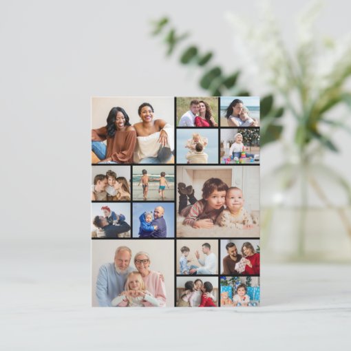 Create Your Own 15 Photo Collage Paper Sheet/Flyer | Zazzle