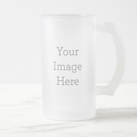 Create Your Own 16oz Frosted Glass Beer Mug | Zazzle.com