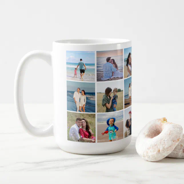 Create Your Own 18 Photo Collage Coffee Mug | Zazzle