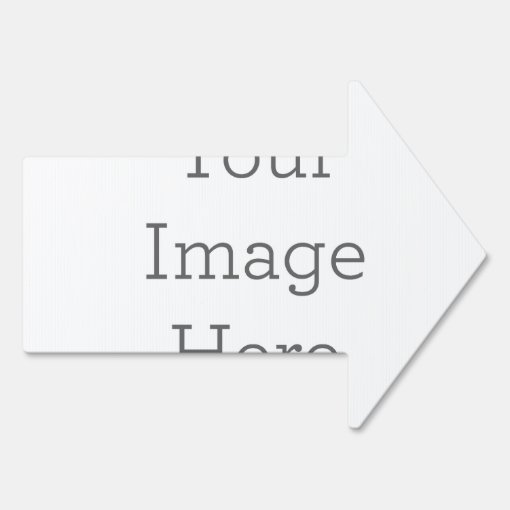 Create Your Own 18" x 24" Arrow Yard Sign | Zazzle
