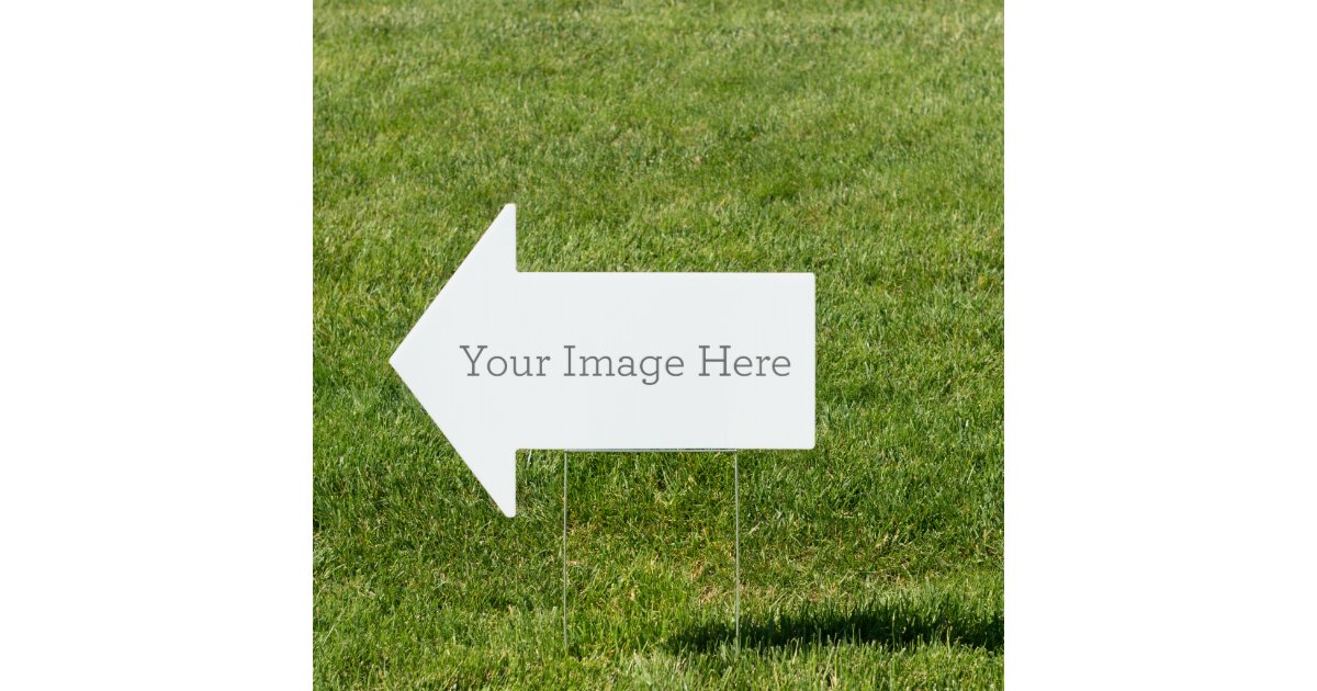 Create Your Own 18" x 24" Yard Sign with H frame | Zazzle