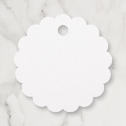 Create Your Own 1.75" Diameter Scalloped Tags | Zazzle