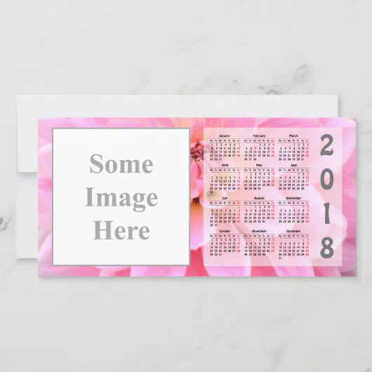 Create your own 2018 Calendar Photo Card | Zazzle